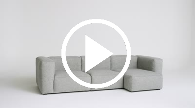 Sofa MAGS en tissu ou en cuir, les modules. HAY